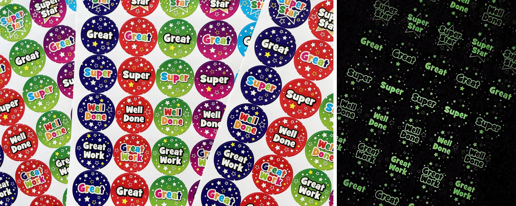 Glow in the Dark Labels | Abacas Studios