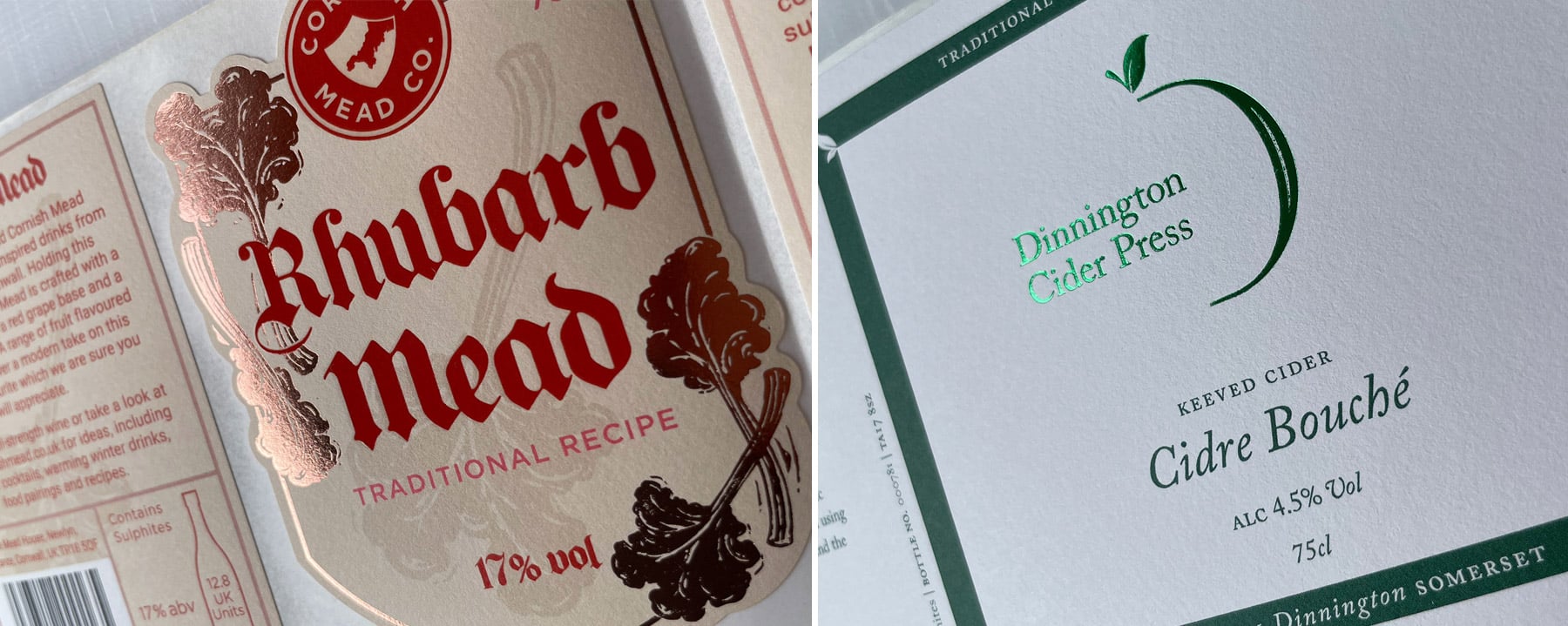 Hot Foil Labels | Abacas Studios