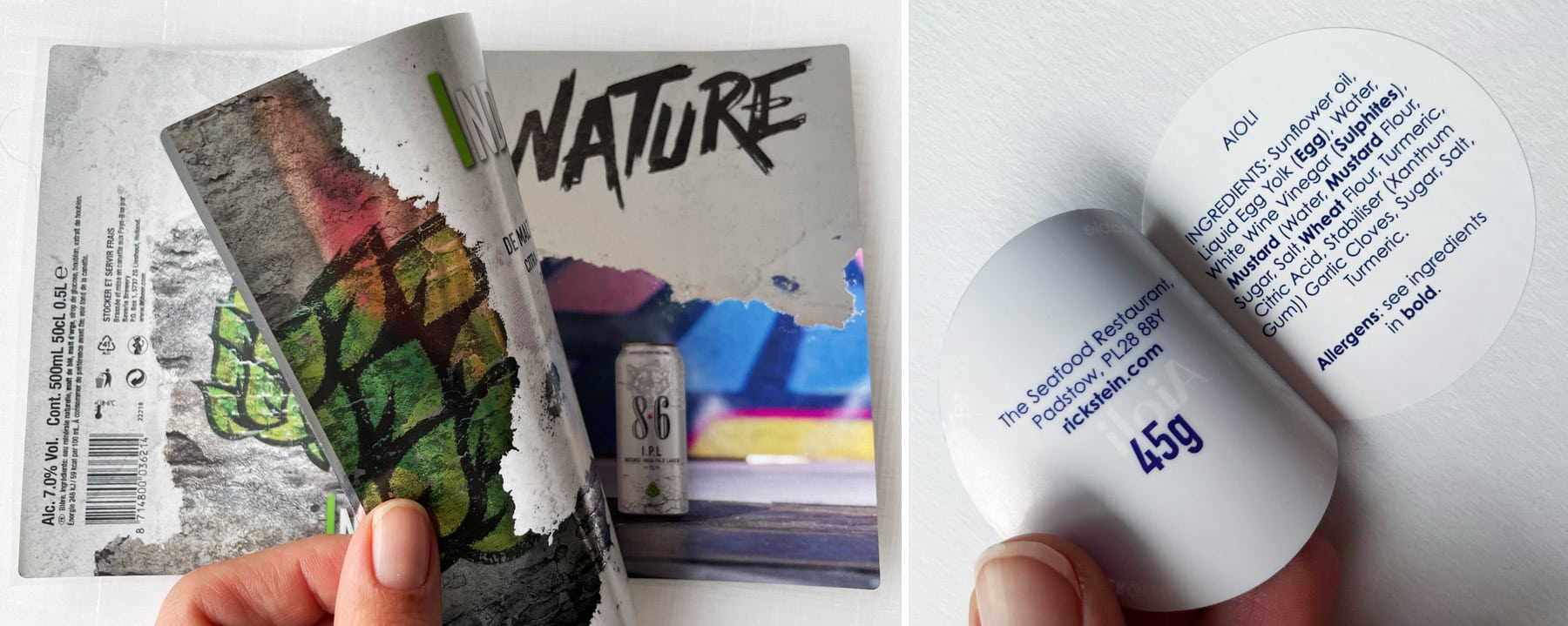 Peel and Reveal Labels | Abacas Studios