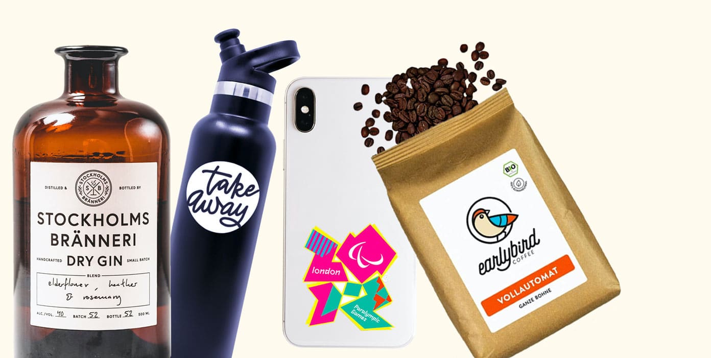 White Vinyl Stickers | Abacas Studios